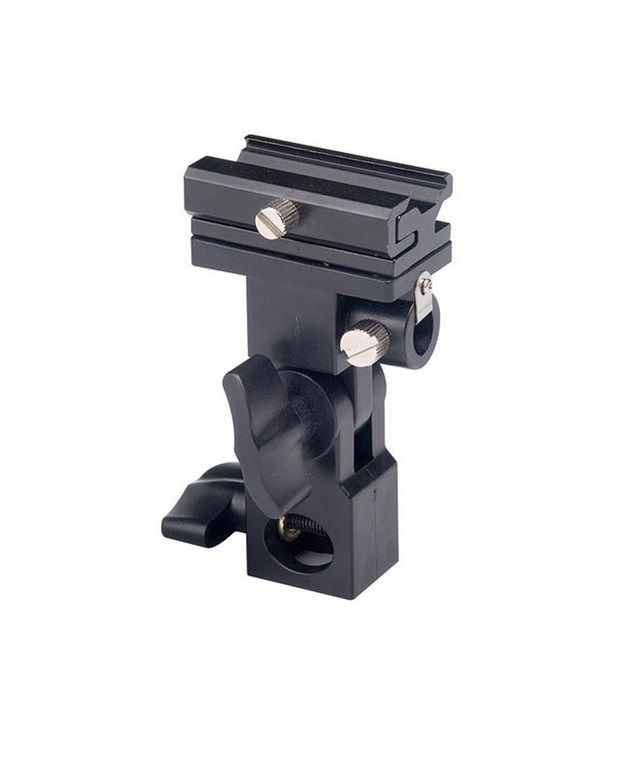 Крепление для вспышки и фотозонта / Держатель студийного зонта ...