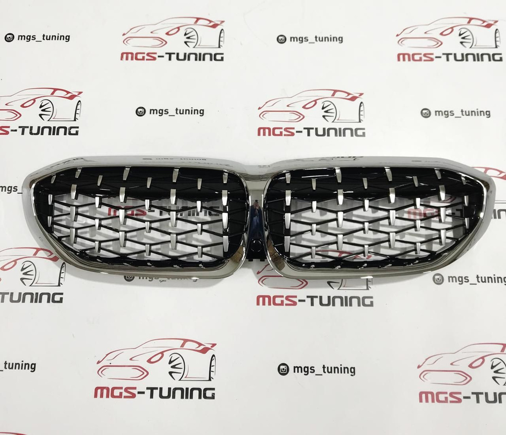 Решетка в стиле M Performance 340 style BMW G20 полностью хром - MGS ...