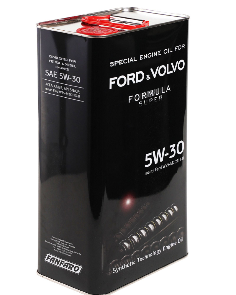 Масло моторное FANFARO 5W-30 Синтетическое - купить в интернет-магазине ...