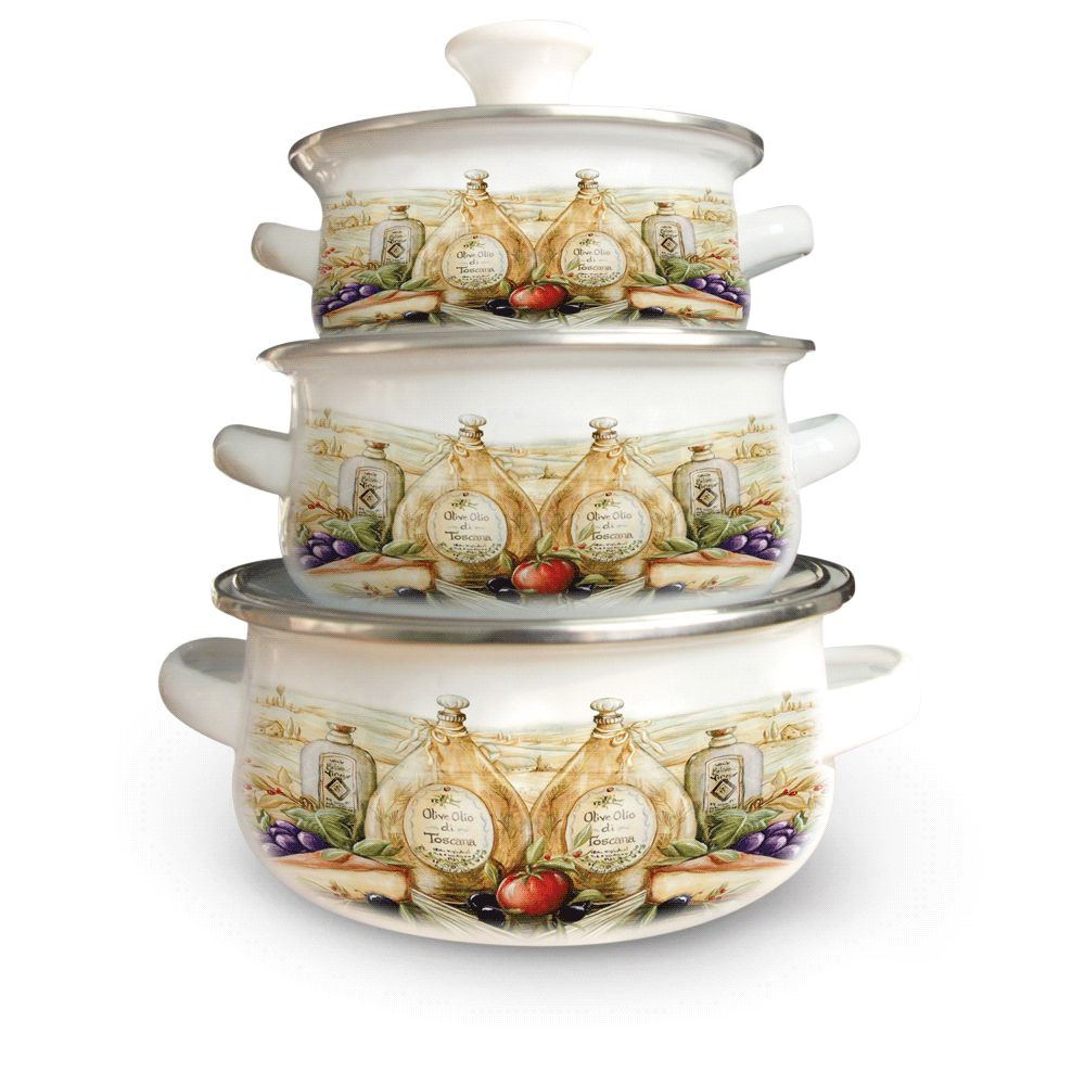 Набор компактной посуды Kelli KL-4452, эмалированная купить на OZON по низкой цене (837974090)