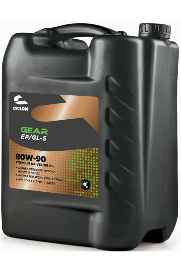Масло трансмиссионное Cyclon GEAR EP GL - 5 SAE 80W-90 минеральное 20л ...