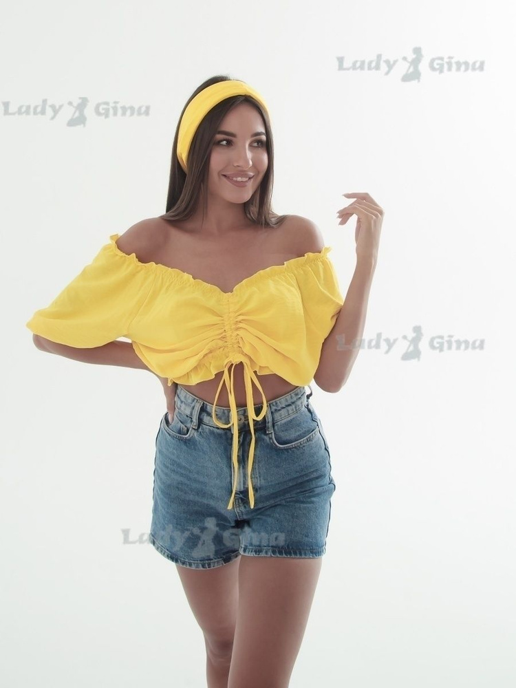 Топ Lady Gina - купить с доставкой по выгодным ценам в интернет-магазине OZON (828322100)