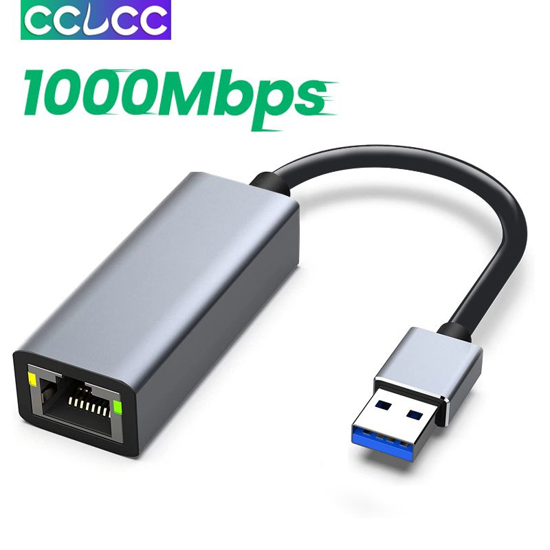 Usb Ethernet адаптер сетевой Usb 3 0 Rj45 переходник Lan Интернет 1000