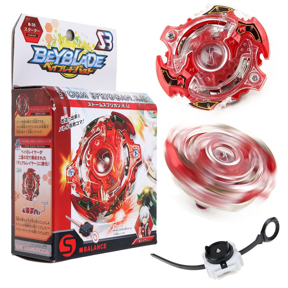 Волчок Бейблэйд Сторм Спрайзен (Storm Spriggan) B-35 от SB с пусковым ...