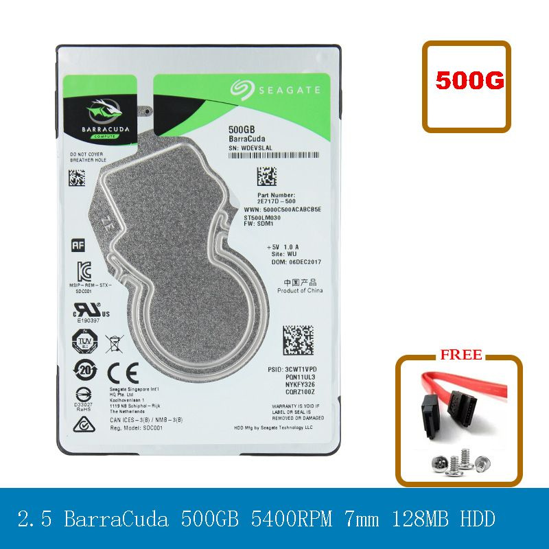 500 ГБ Внутренний жесткий диск Seagate Barracuda 2.5 (ST500LM030 ...