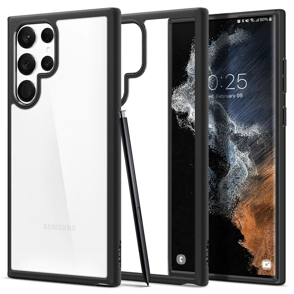 Чехол SPIGEN для Galaxy S22 Ultra - Ultra Hybrid - Черный - ACS03919 ...