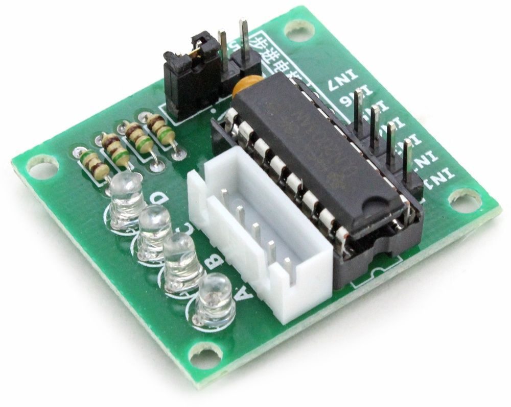 Модуль управления шаговым двигателем (UL2003) TEST BOARD ARDUINO ...