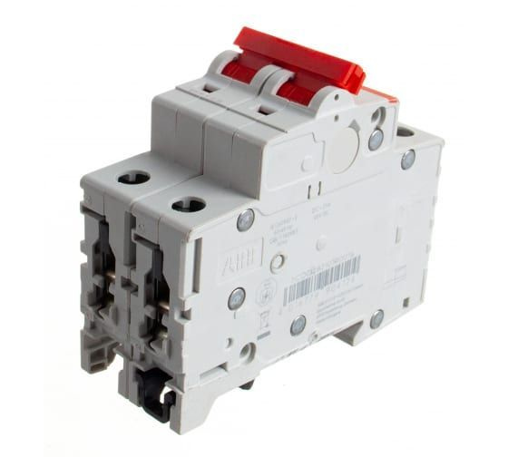 Рубильник 2-полюсный ABB SD202/25 рычаг красный 2CDD282101R0025 - купить по выгодной цене в ...
