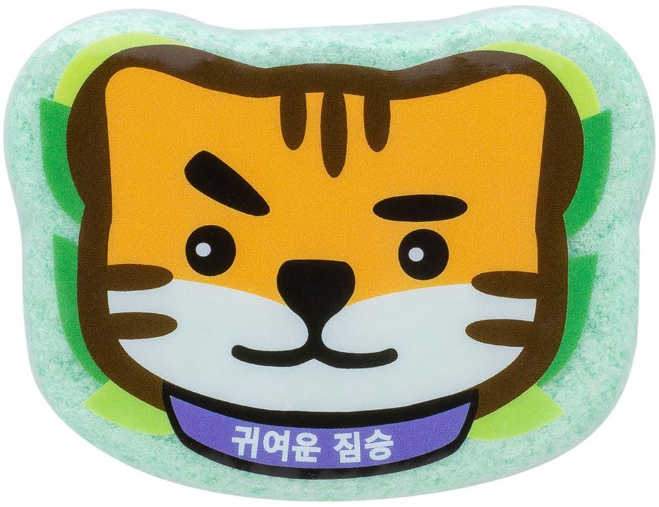 Соль шипучая для ванн Laboratory Katrin Милый тигр с экстрактом алоэ и косточек зеленого ...