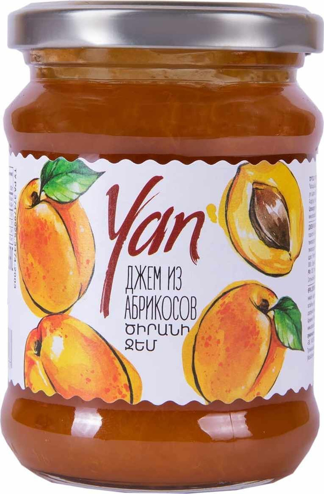 YAN Джем из абрикосов, 300 г купить на OZON по низкой цене (930296538)