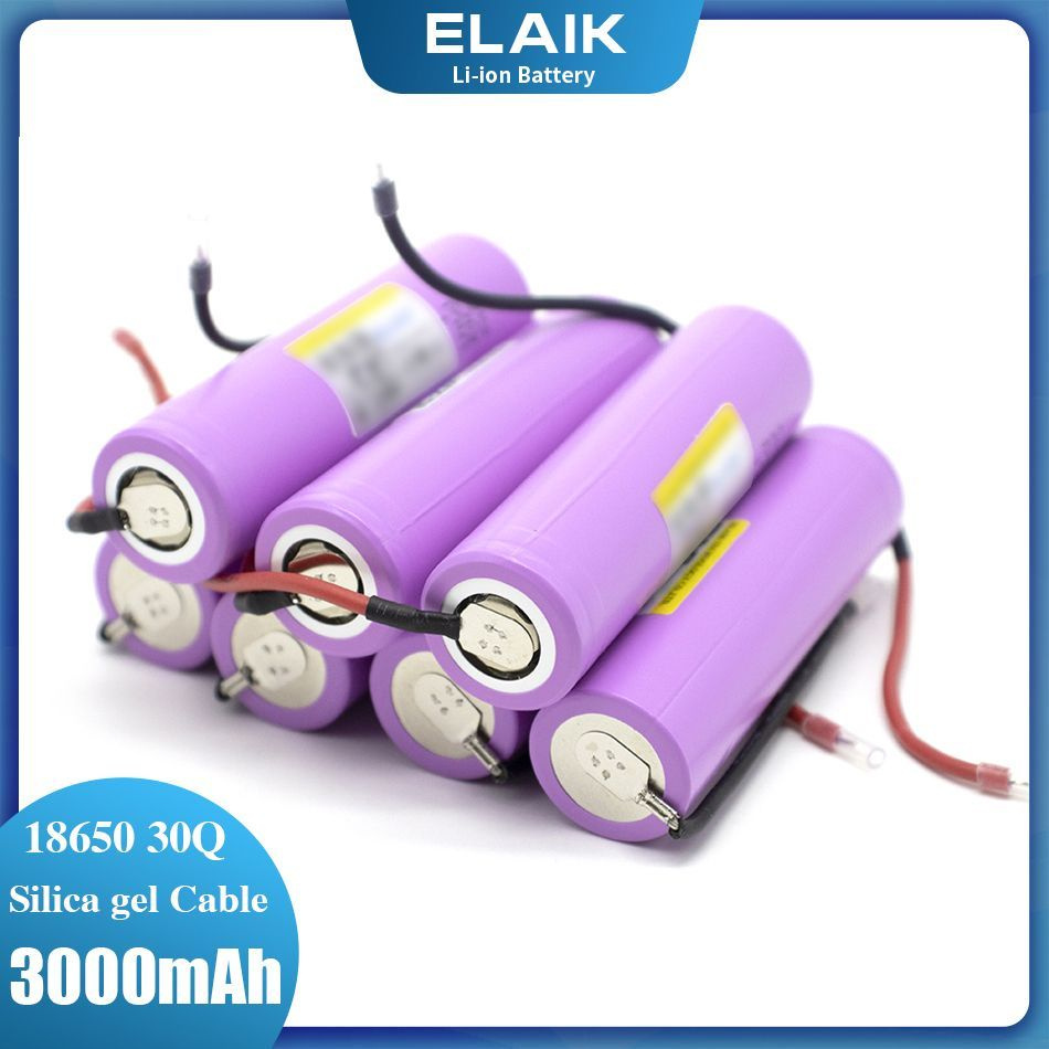 Аккумулятор 18650 3000 мАч 30А INR18650 для 30Q высокотоковый 3.7В - купить с доставкой по ...