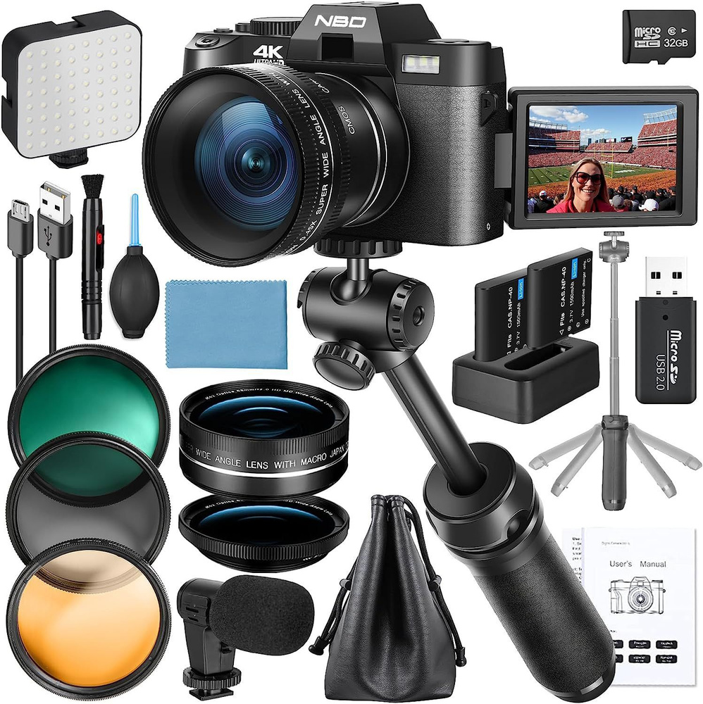 Компактный фотоаппарат NBD S100DPCF, черный матовый - купить по ...