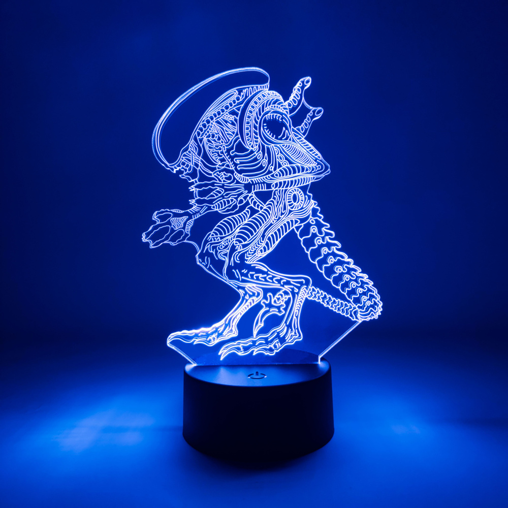 Купить LED ночник Ксеноморф / Xenomorph из фильма Чужой / Alien, AA, От ...