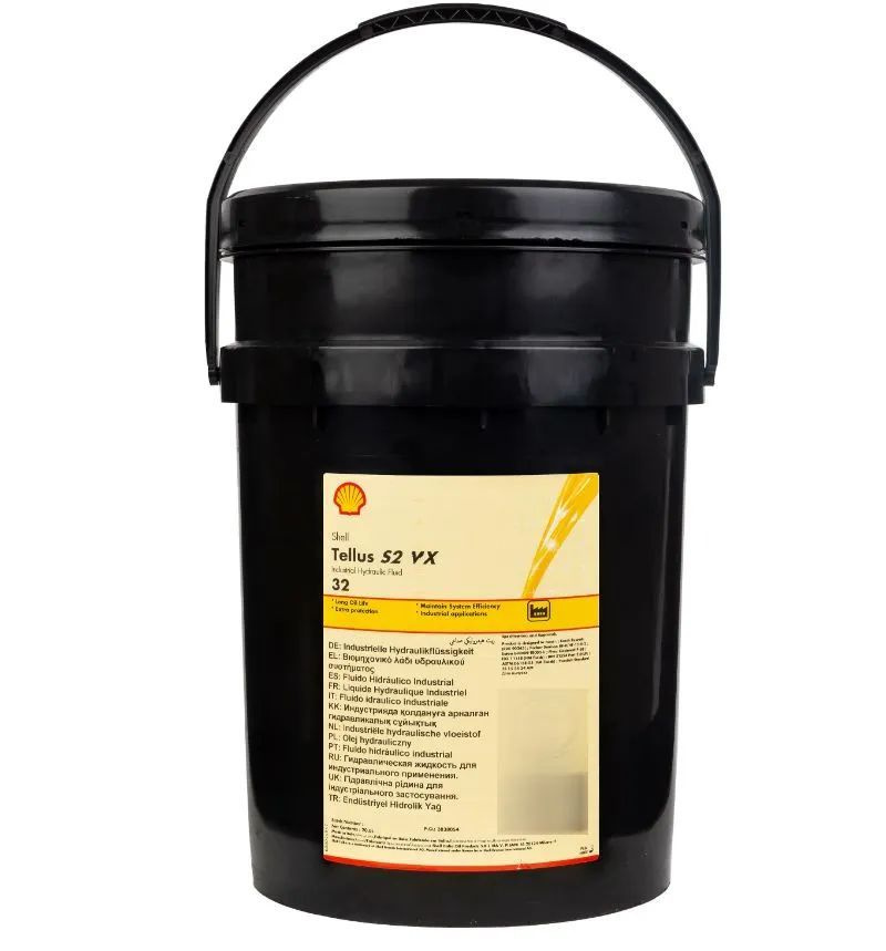 Гидравлическое масло Shell Tellus S2 VX 32 ведро 20 л - купить по ...