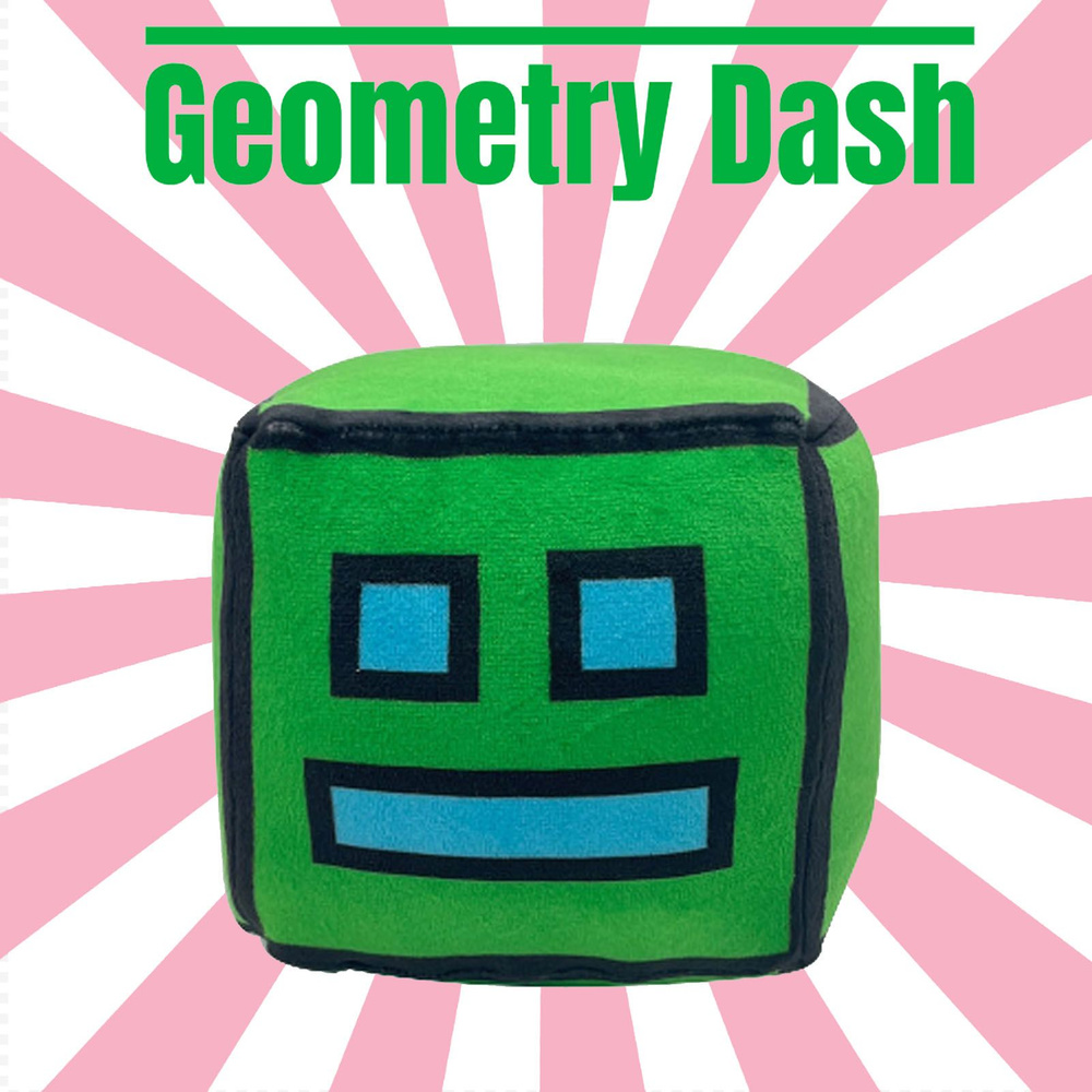 Geometry Dash Мягкая игрушка 12cm - купить с доставкой по выгодным ...