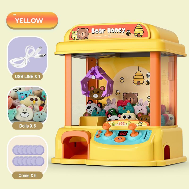 Игровой автомат хватайка с игрушками с монетами - купить с доставкой по ...