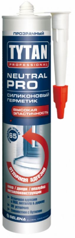 Силиконовый Герметик Tytan Professional, Для окон, прозрачный - купить ...
