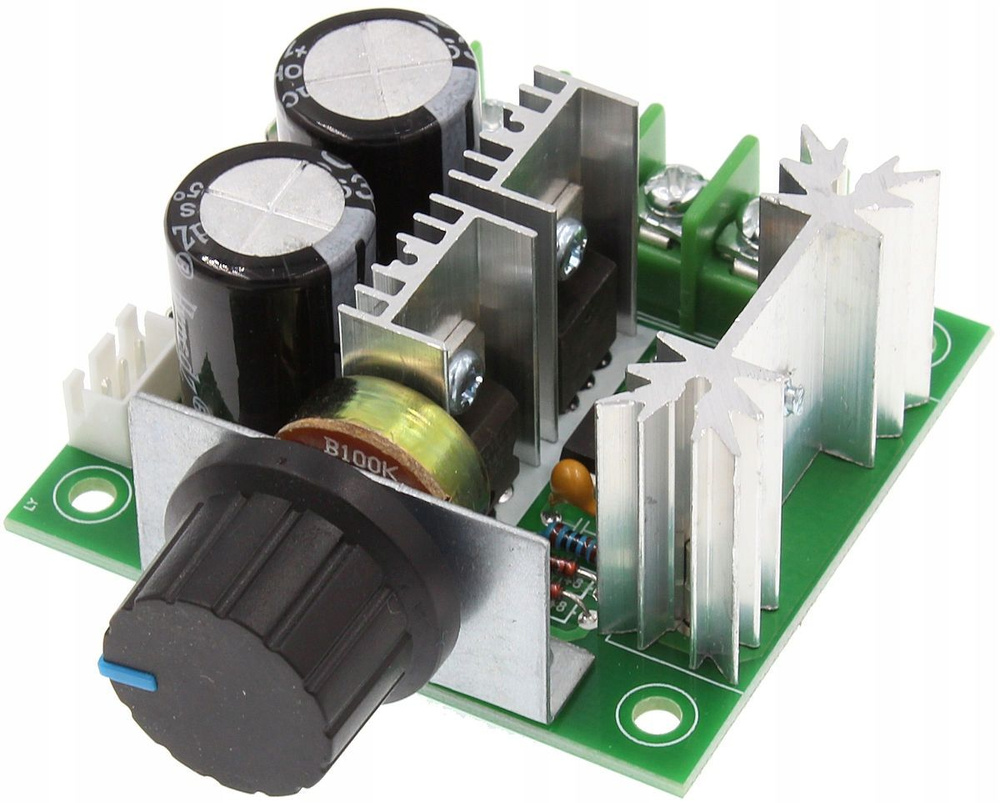 Регулятор скорости вращения двигателя DC 12V-40V 10A 24V PWM - купить с ...