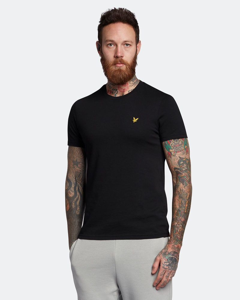 Футболка Lyle & Scott, размер 54, цвет черный, 100% хлопок - купить по выгодной цене в интернет ...