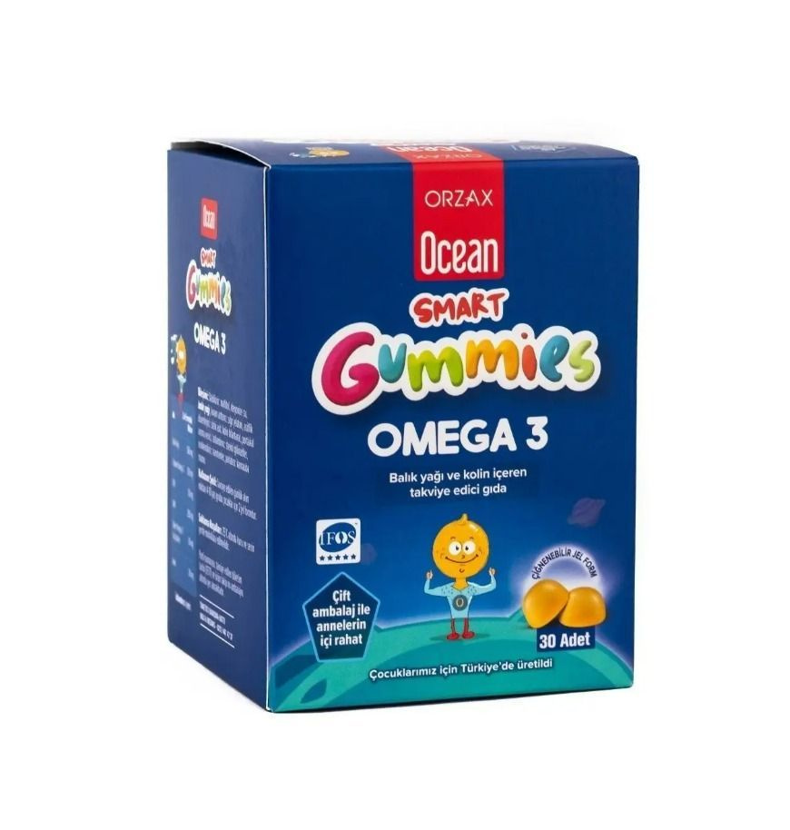 Омега 3 детский в виде мармелада Orzax Smart Gummies Omega 3 - купить с ...