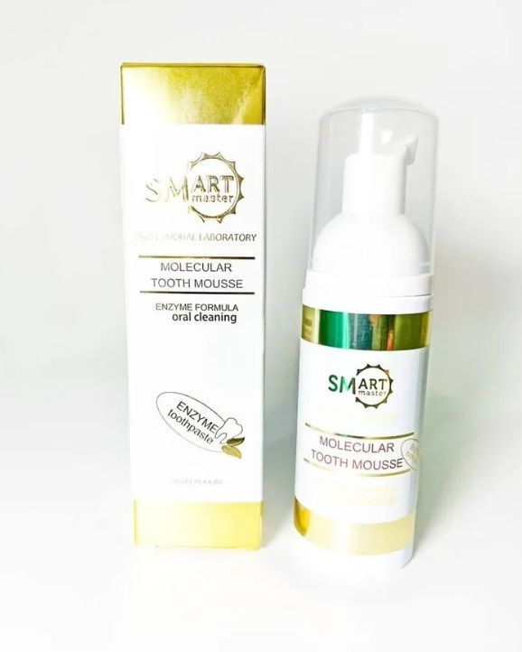 Smart master, Молекулярная зубная пена-паста с дозатором Смарт Энзимный мусс - купить с ...
