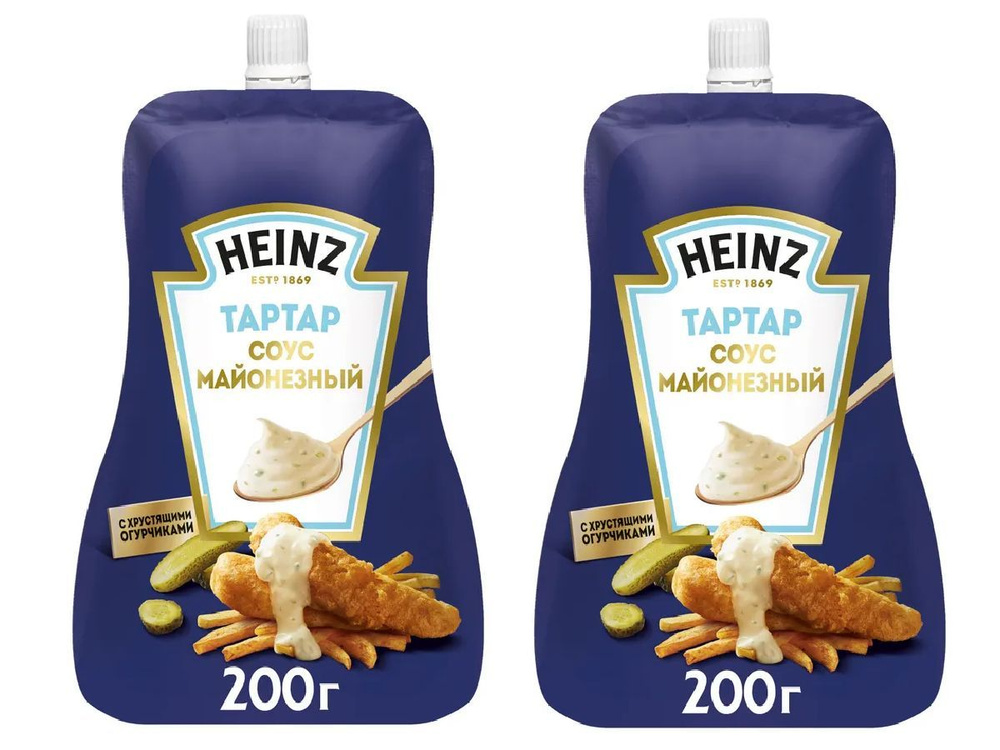 Соус Heinz Тар-тар, 2 уп по 200 г - купить с доставкой по выгодным ...