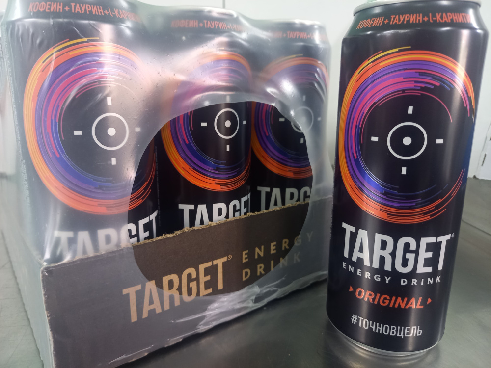 TARGET ENERGY ORIGINAL (12 по 450 мл). Энергетический напиток ТАРГЕТ ...