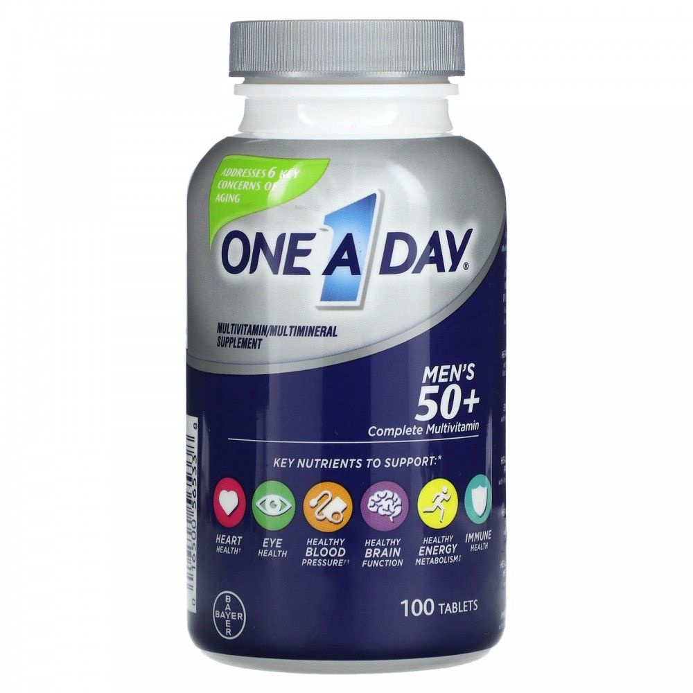 One-A-Day, Men's 50+, Healthy Advantage, мультивитаминная ...