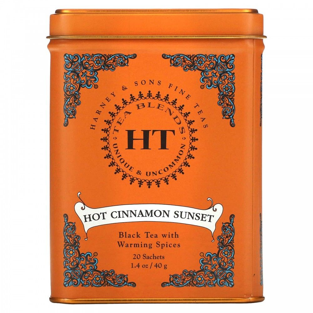 Harney & Sons, Hot Cinnamon Sunset, чайная смесь HT, пряный чай с ...