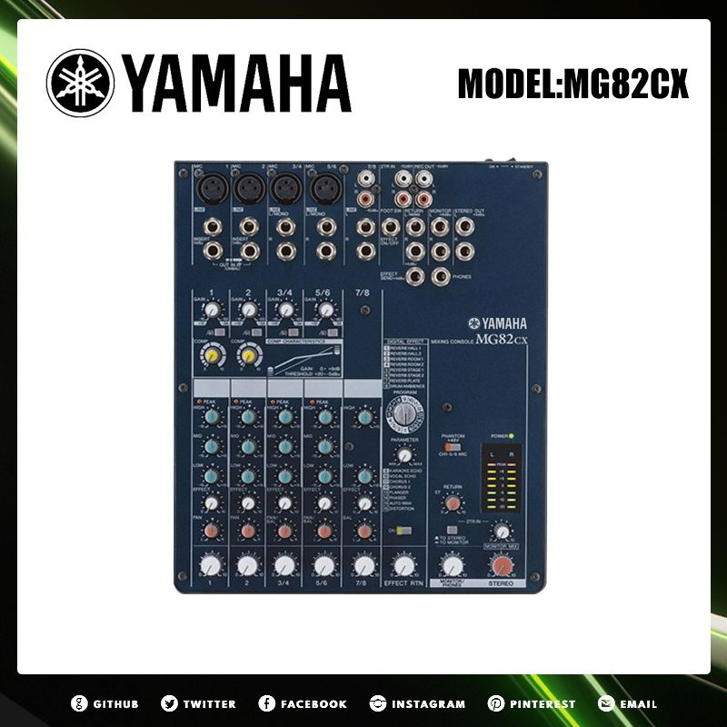 yamaha mg82cx Профессиональный микшер сценических выступлений - купить ...