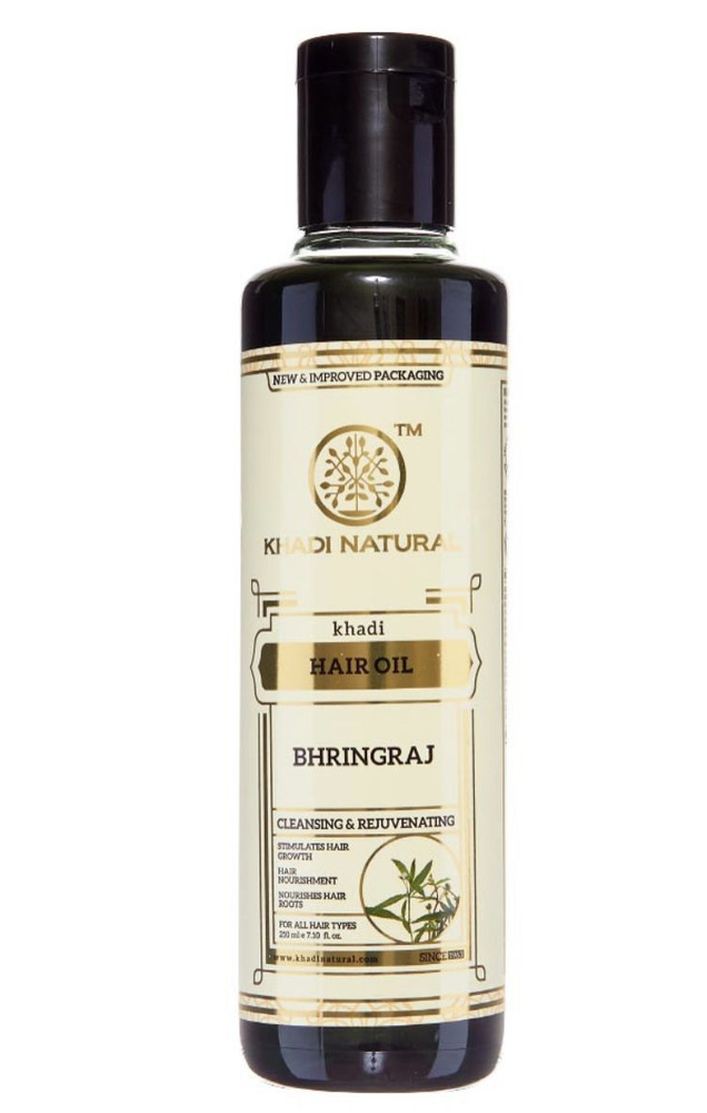 Масло для волос ""Брингарадж"" (Bhringraj hair oil) Khadi Natural Кади ...