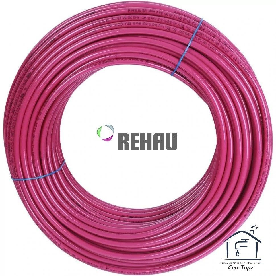 Труба RAUTITAN pink универсальная 16x2,2 бухта 120м, PE-Xa (полиэтилен) - купить по выгодной ...