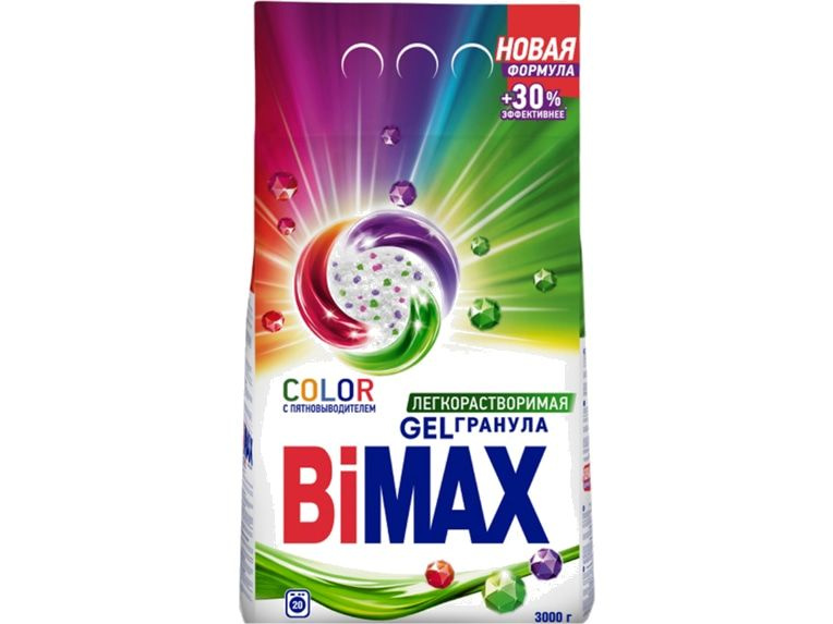 BiMAX Стиральный порошок 3000 г купить на OZON по низкой цене (1329591908)