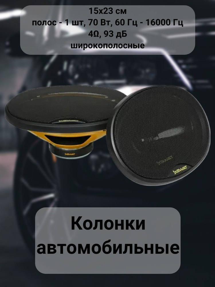 Колонки для автомобиля, 2 штуки - купить по выгодной цене в интернет ...