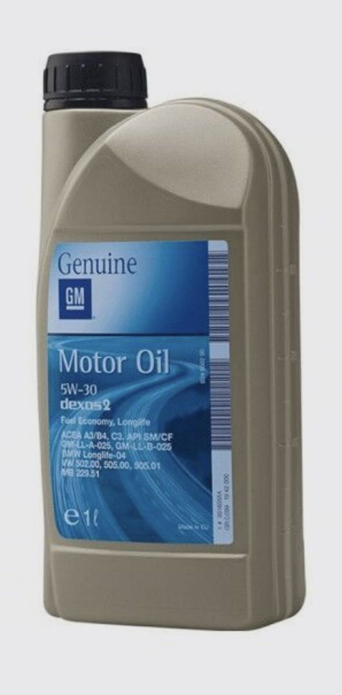 Масло моторное GM 5W-30 Синтетическое - купить в интернет-магазине OZON ...
