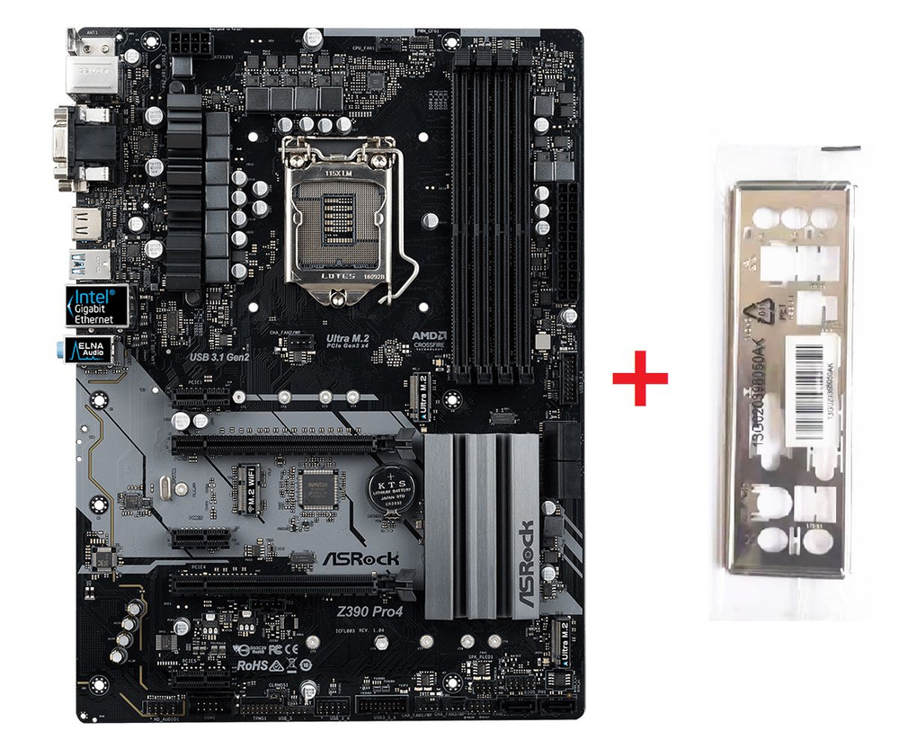 Материнская плата ASRock Z390 Pro4 купить по низкой цене с доставкой и ...
