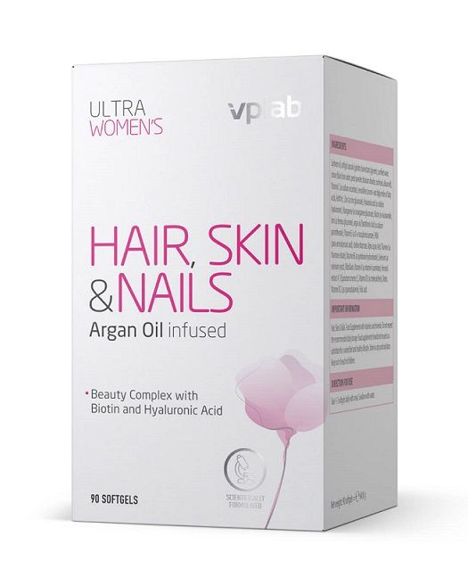 Ultra Women's Hair, Skin & Nails VPLab Nutrition (90 капсул) - купить с ...