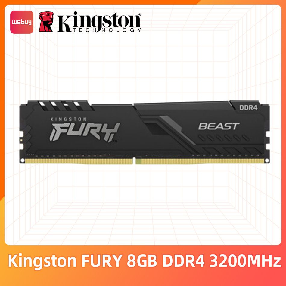 Модуль оперативной памяти Kingston Fury RAM Fury Beast DDR4 32008 ГБ ...