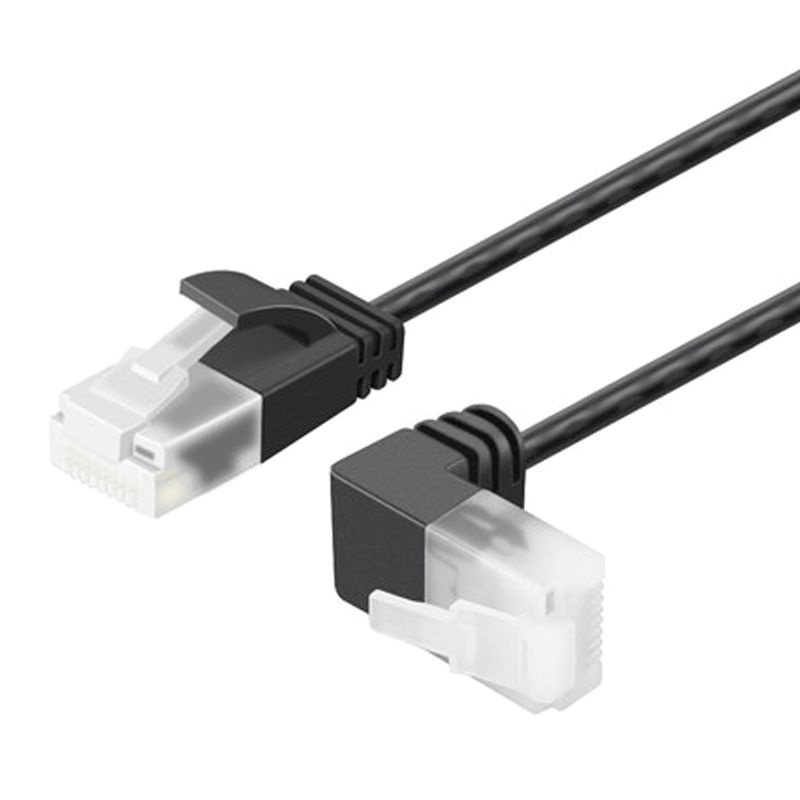 Ультратонкий Ethernet кабель Cat6 Rj45 4 угла сетевой патч корд Utp