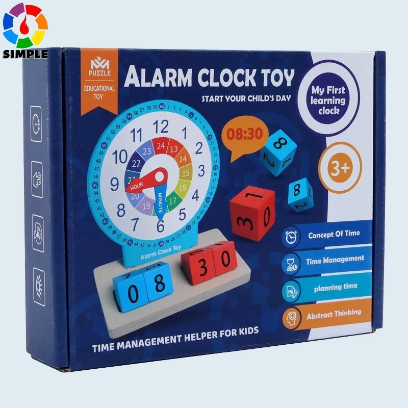 Telling Time Teaching Alarm Clock Activities Set - Montessori ...