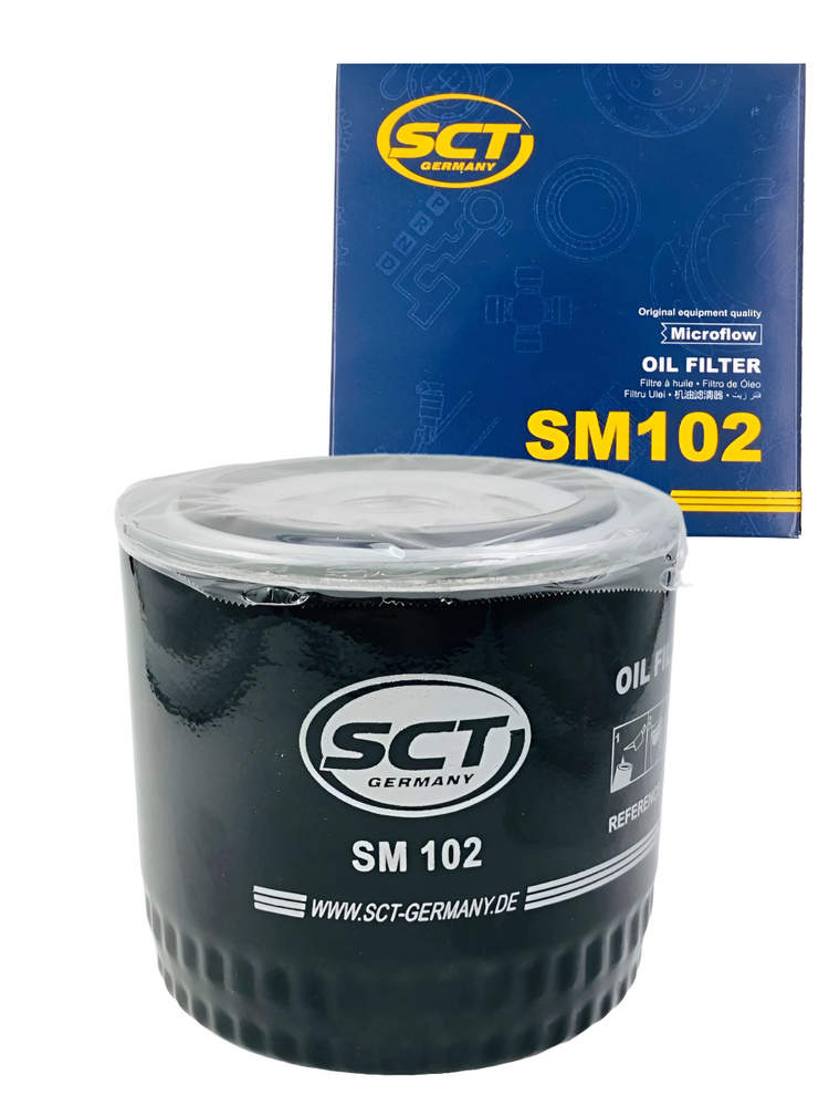 Фильтр масляный SCT SM102 - купить по выгодным ценам в интернет-магазине OZON (1402959336)