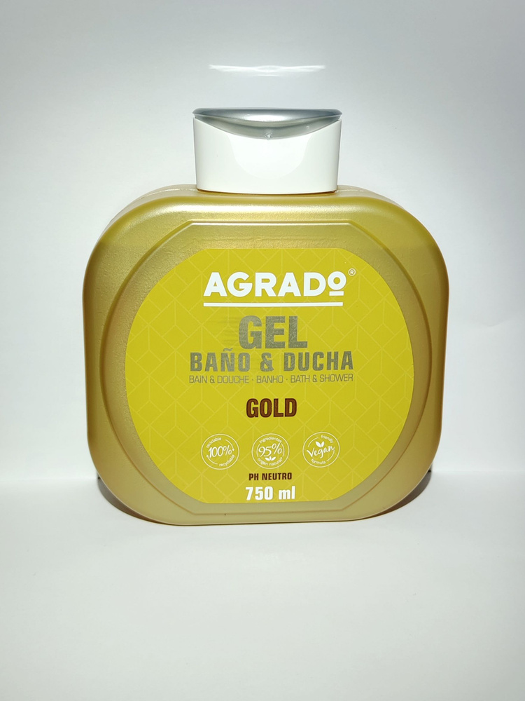 AGRADO "Gold" гель для ванн и душа увлажняющий 750мл - купить с ...
