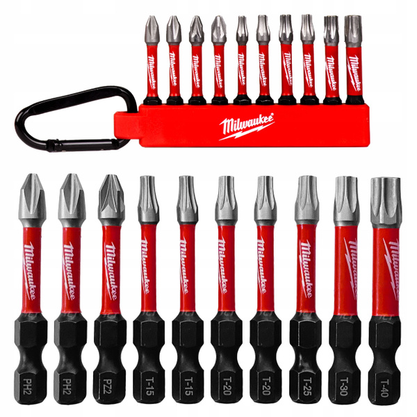 Набор бит на карабине Milwaukee, 10 шт., 4932480941 купить на OZON по ...