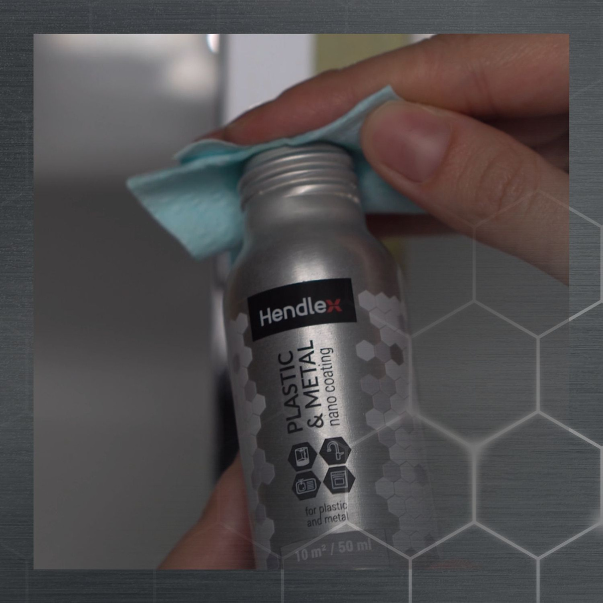Гидрофобное нанопокрытие Hendlex для материалов водоотталкивающее из пластика и металла, защита ...