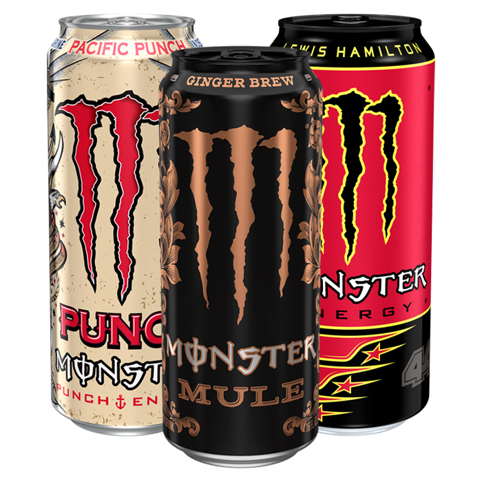 Энергетический напиток Monster Energy - набор 3 вкуса (Mule Ginger Brew ...