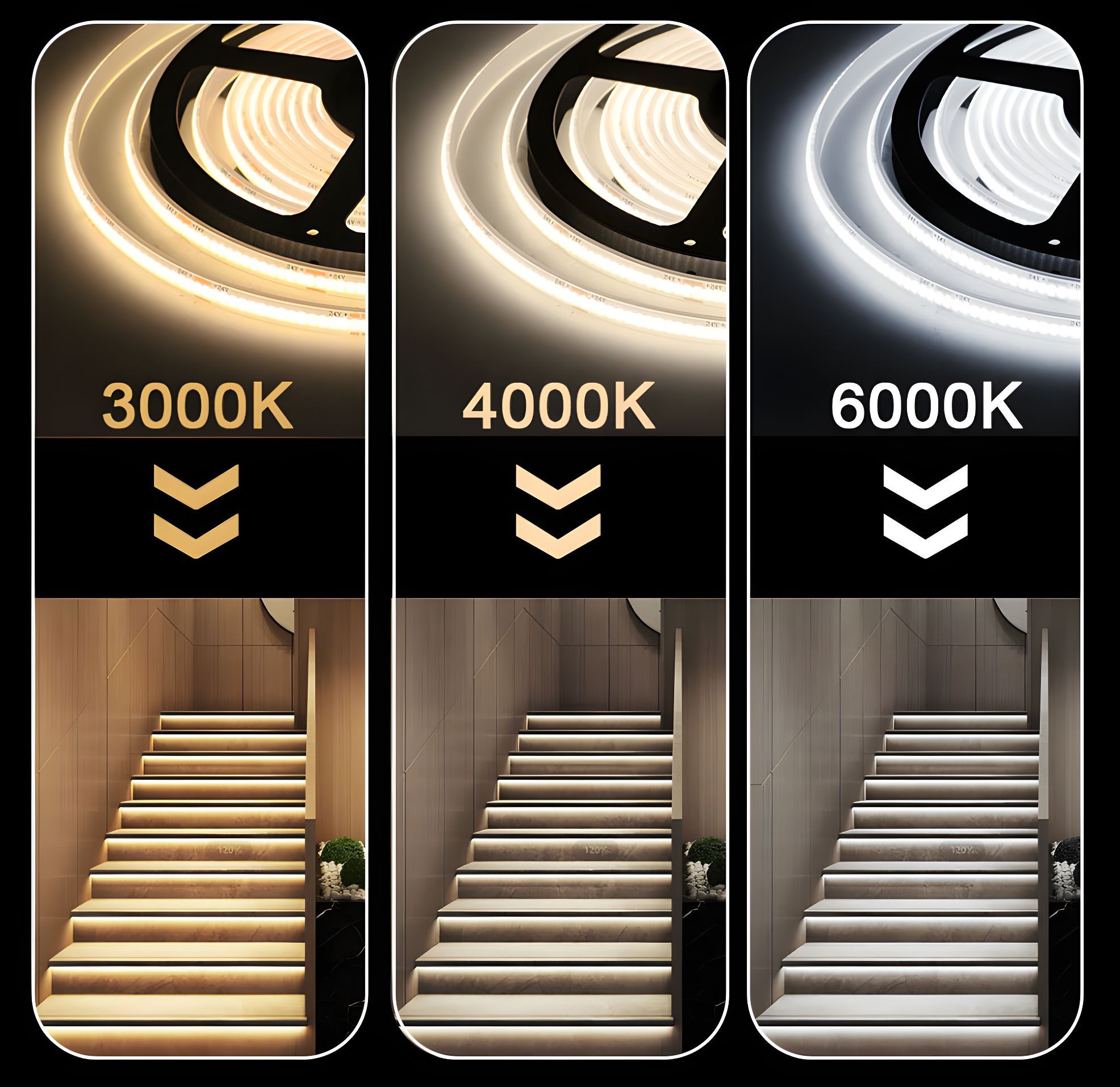 Светодиодная лента Luminor, 12В, IP20, 320 LED/m 02.01.COB_ - купить по ...