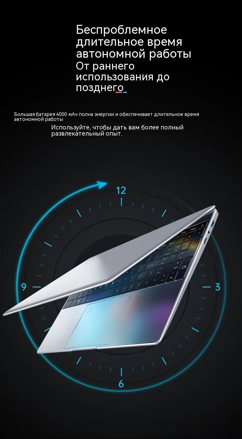 Ноутбук DUSM N5095, серебристый, прозрачный купить по низкой цене ...