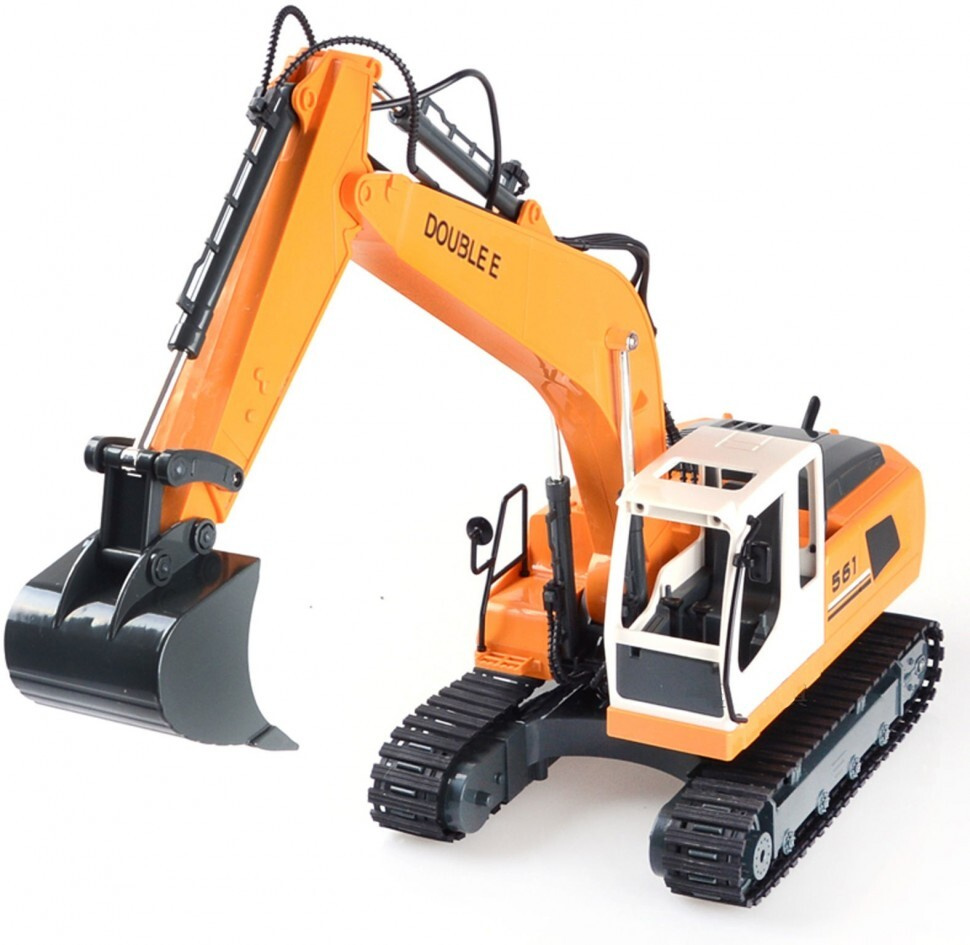 Радиоуправляемый экскаватор Double Eagle 1:16 RTR со звуковыми эффектами 2.4G - E561-003 ...