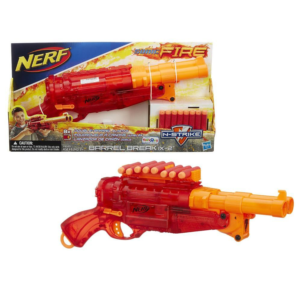 Бластер Элит Двустволка (Barrel Break IX-2) Sonic Fire Nerf Elit ...
