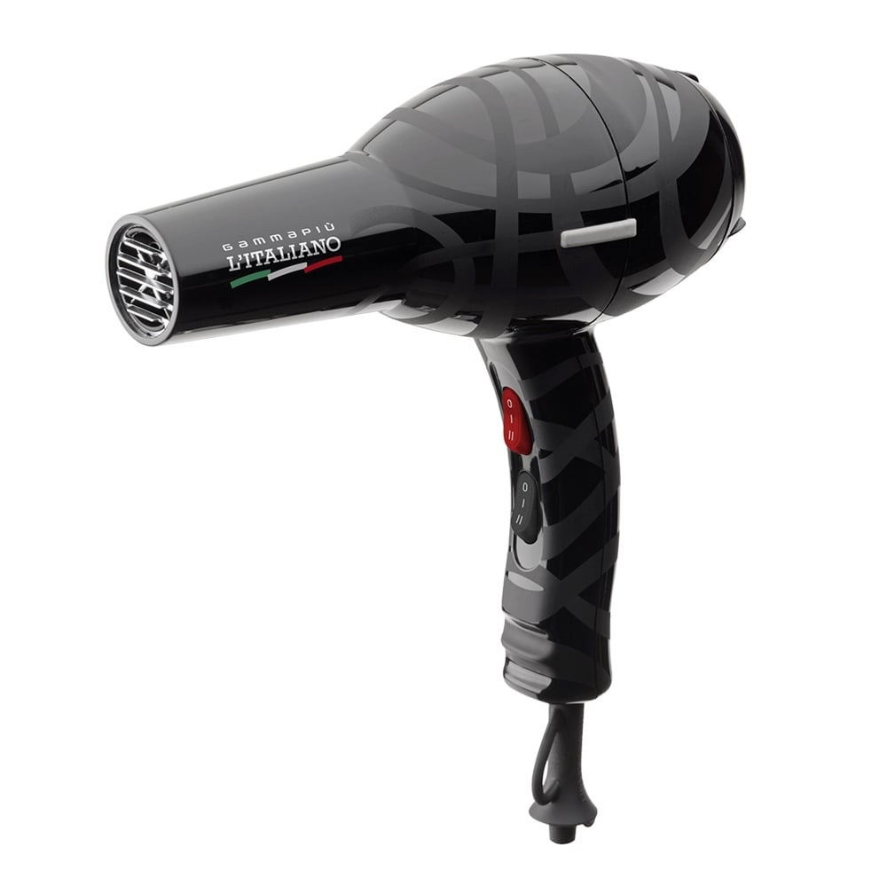 Фен для волос Gamma Piu L-Italiano 083, черный - купить по выгодным ...